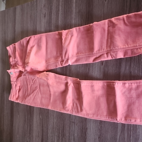 Zara | Jeans | Zara Denim Peach Color Jeans | Poshmark